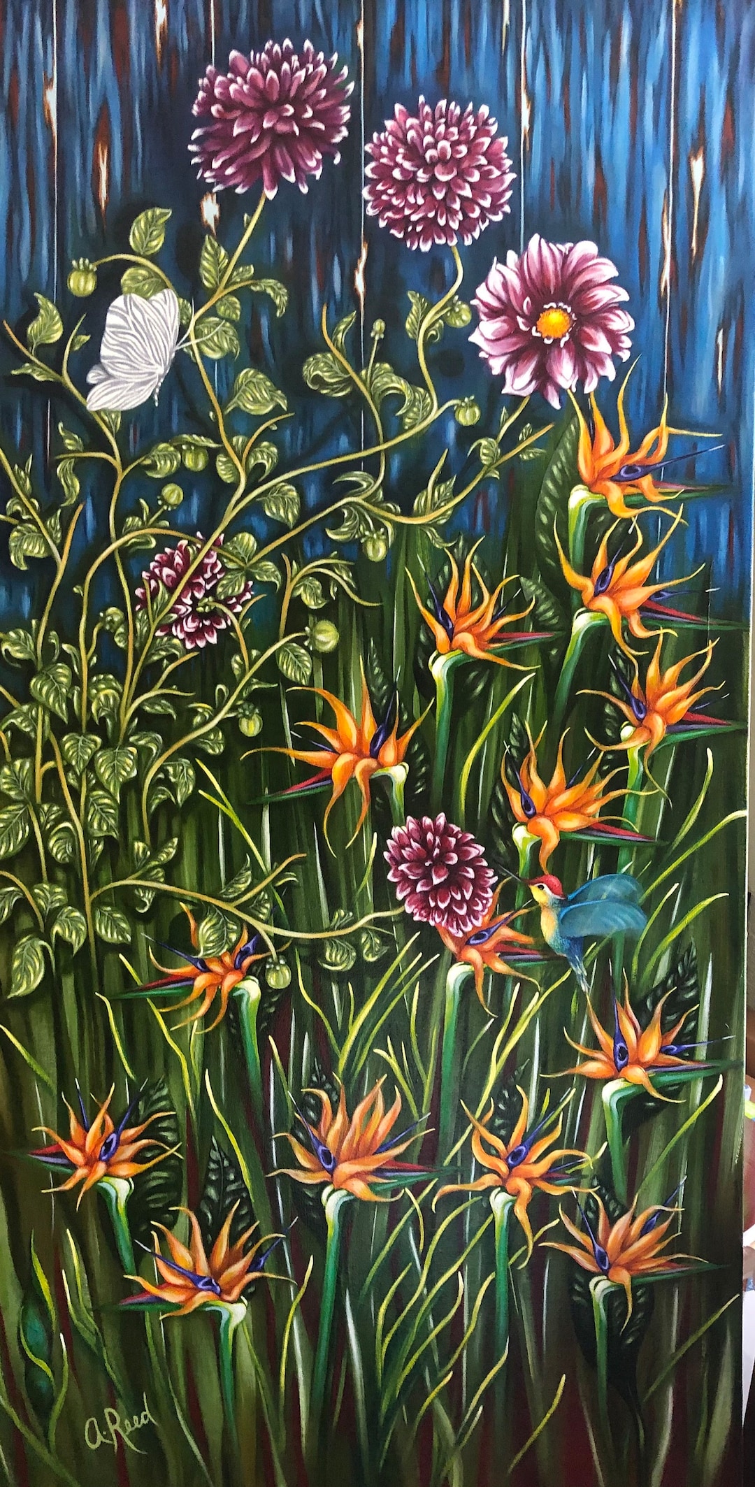 Blessings Galore by Adrienne Reed - Original Painting, Oil on Canvas ...