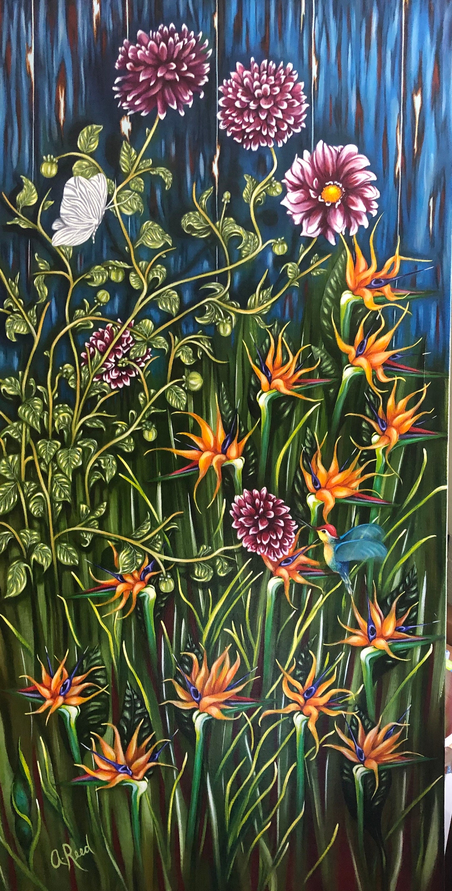 Blessings Galore by Adrienne Reed - Original Painting, Oil on Canvas ...