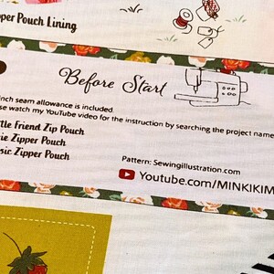 BLOOMBERRY ZIPPER POUCH Panel, 15 Bloomberry Woven Labels and 3 ...