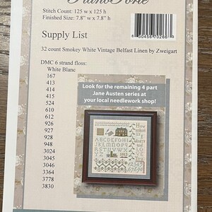 PRIDE and PREJUDICE Cross Stitch Patterns. Set of 4. by Sandra Workman ...