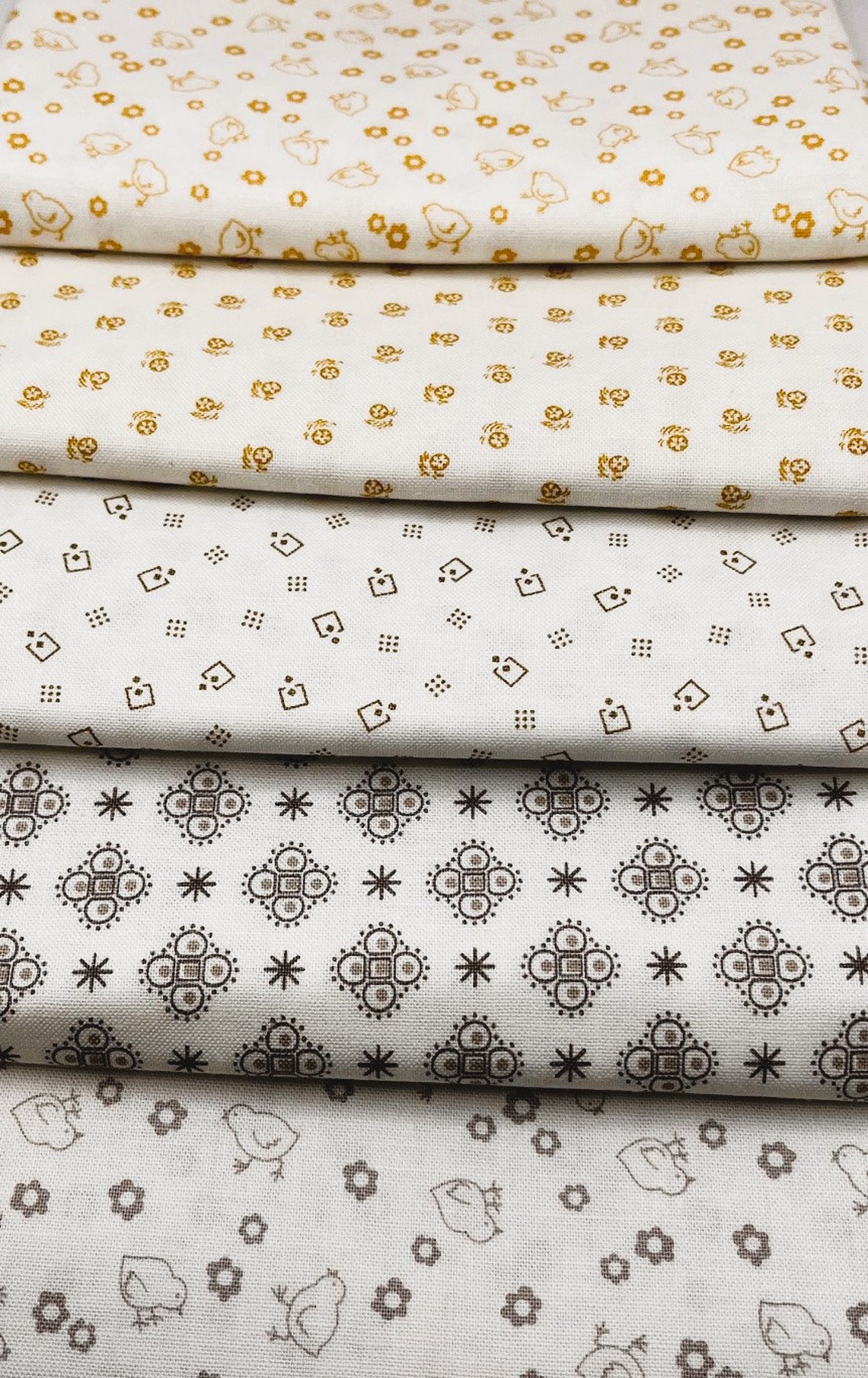 PRAIRIE and CALICO 5 Piece Half Yard Low Volume Background - Etsy