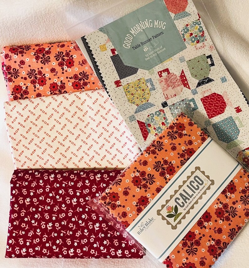 Lori Holt Good Morning Mug Table Runner Quilt Kit. in Calico - Etsy