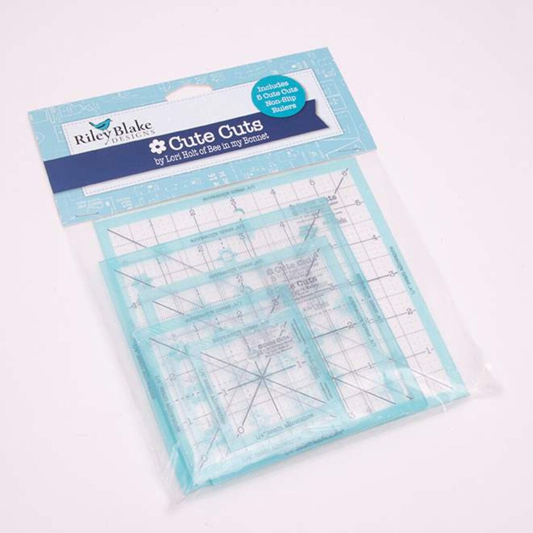 Lori Holt Cute Cuts Trim It Ruler Set. 5 Trim It Rulers. 2 1/2, 3 1/2 ...
