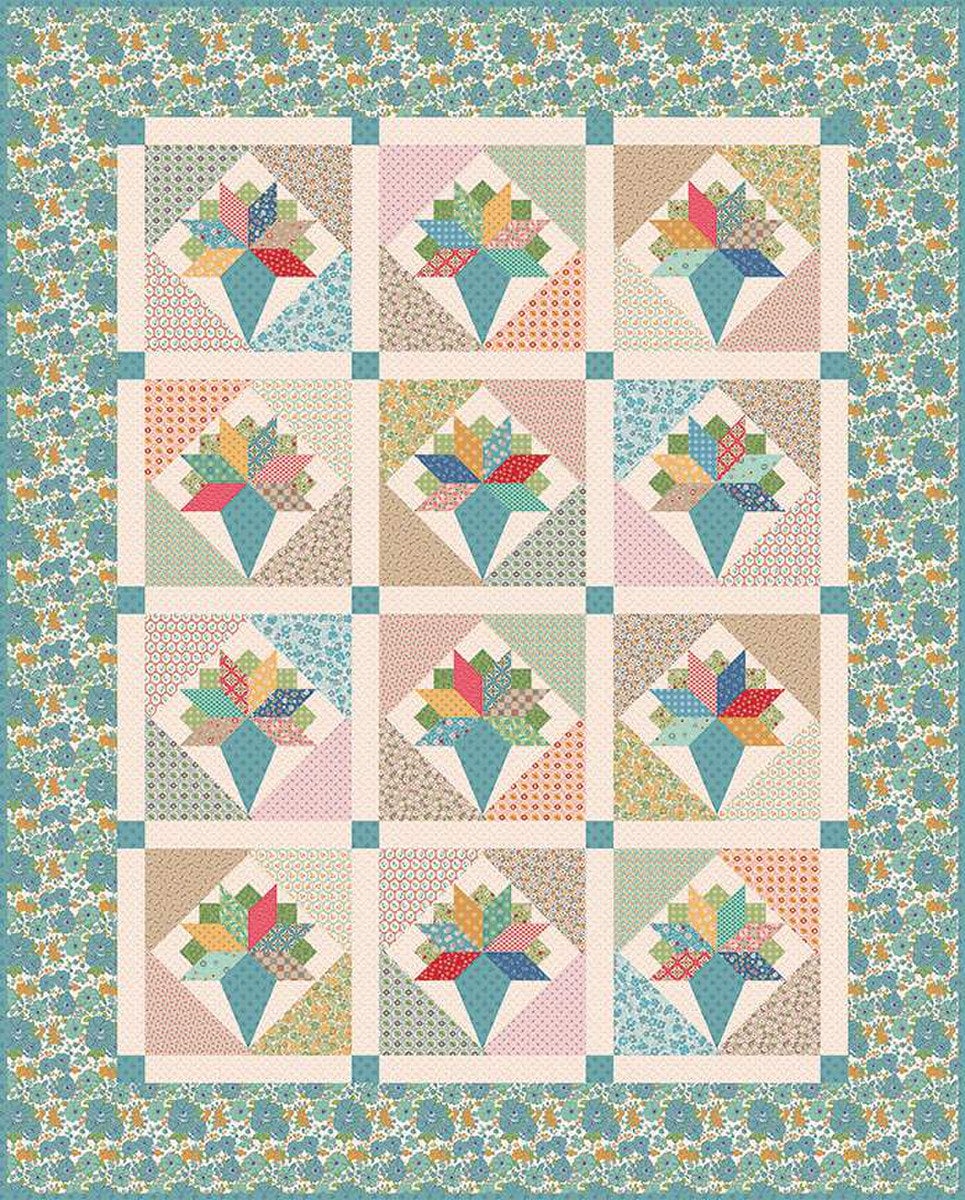SPRING BOUQUETS Quilt Pattern and May Day Ruler Set by Lori Holt of Bee ...