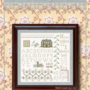 PRIDE and PREJUDICE Cross Stitch Patterns. Set of 4. by Sandra Workman ...