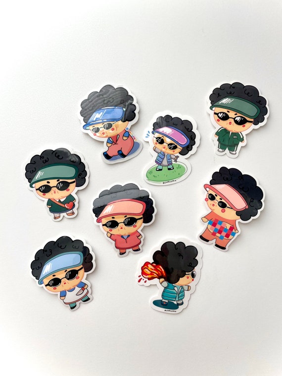 Ajumma Bundle Sticker Asian Sticker Korean Sticker Funny | Etsy