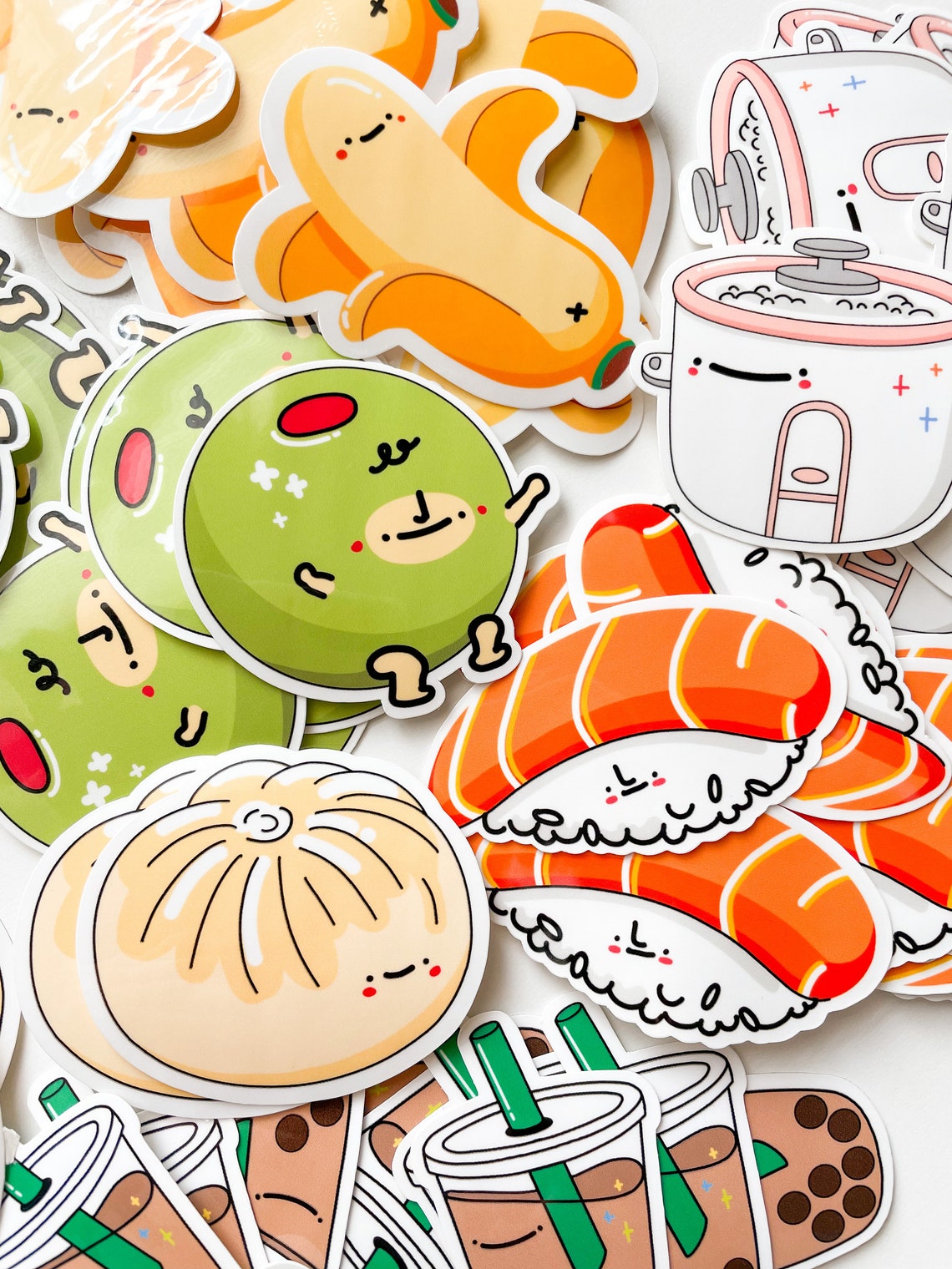 Bao Sticker Asian Sticker Korean Sticker Funny Sticker - Etsy