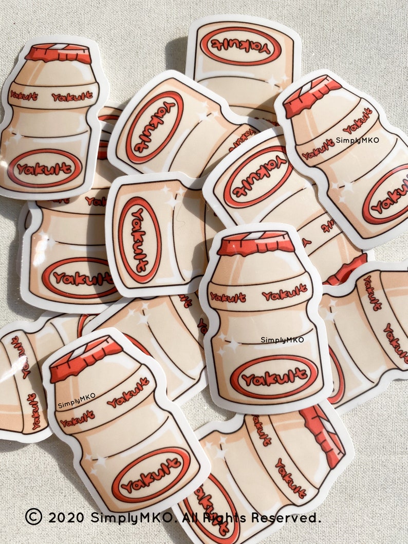 Yakult Sticker pegatina para computadora portátil pegatina - Etsy España