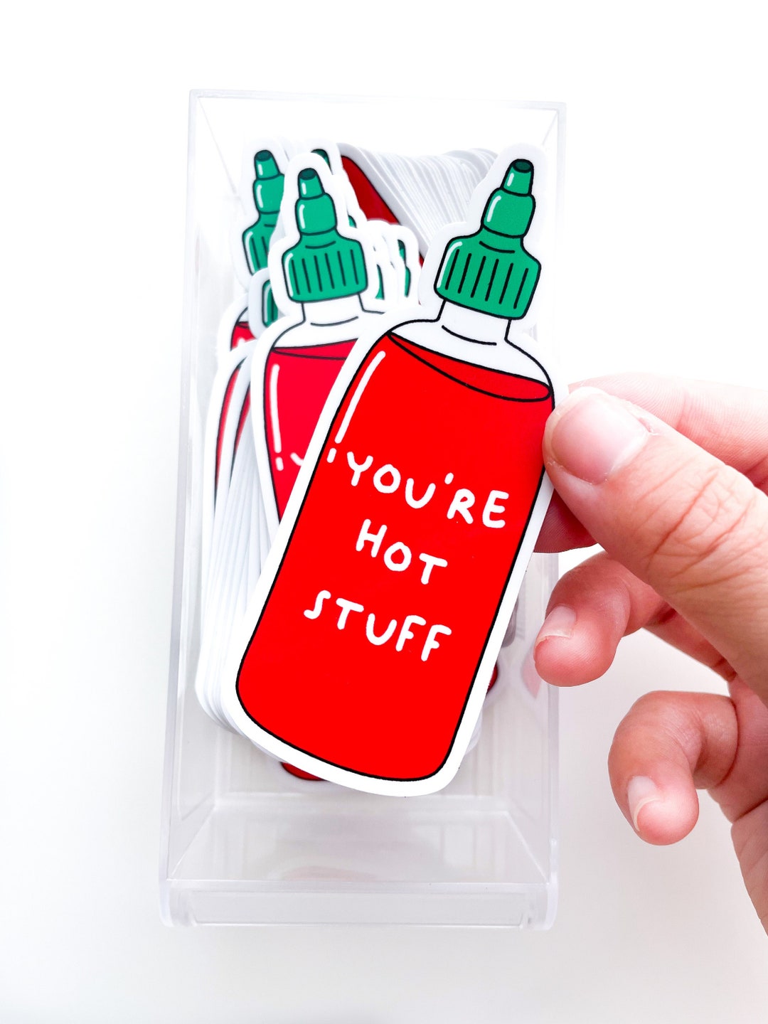 You’re Hot Stuff Sticker, Sriracha Sticker, Asian Sticker, Asian Food ...