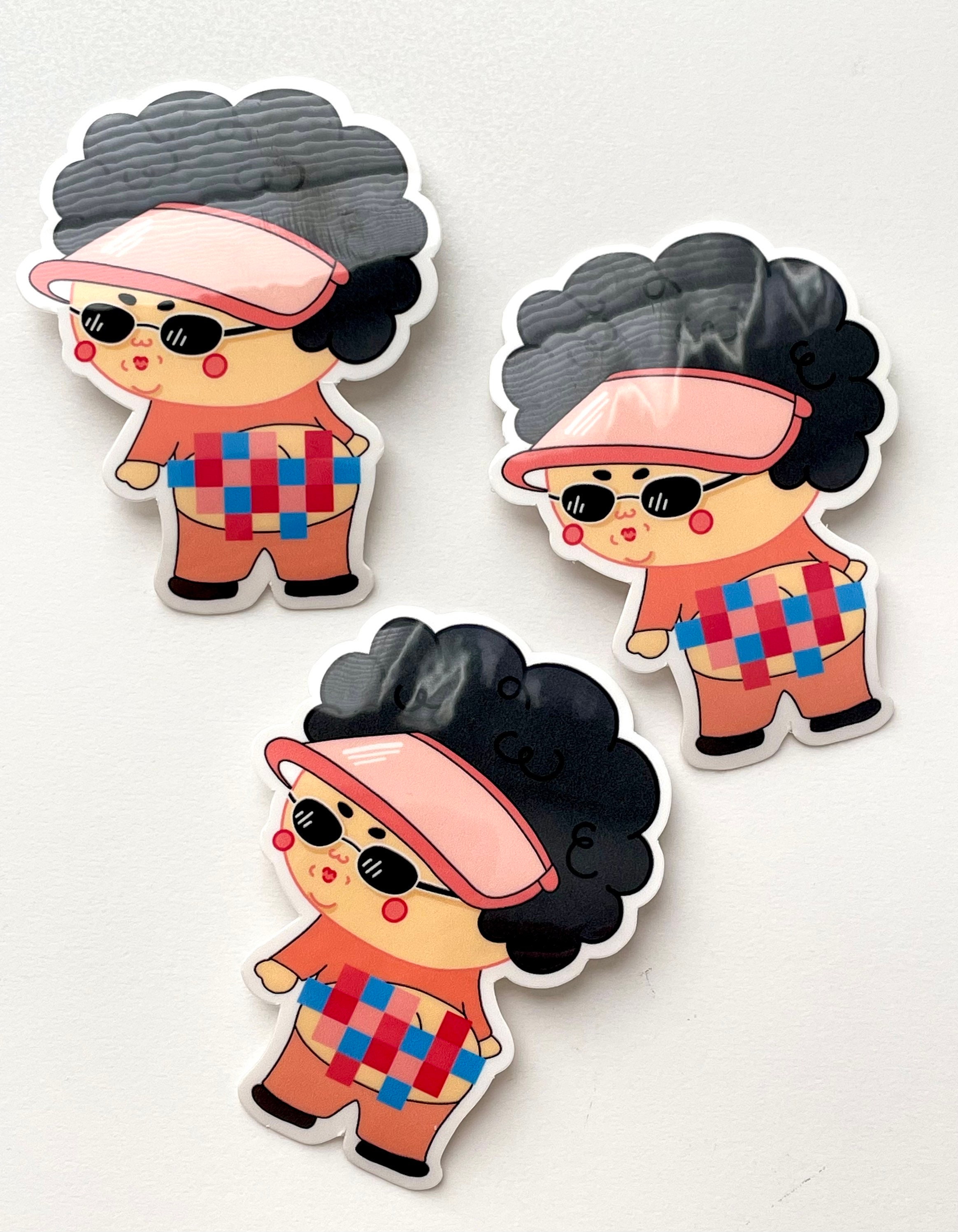 Ajumma Censored Sticker Asian Sticker Korean Sticker Funny | Etsy