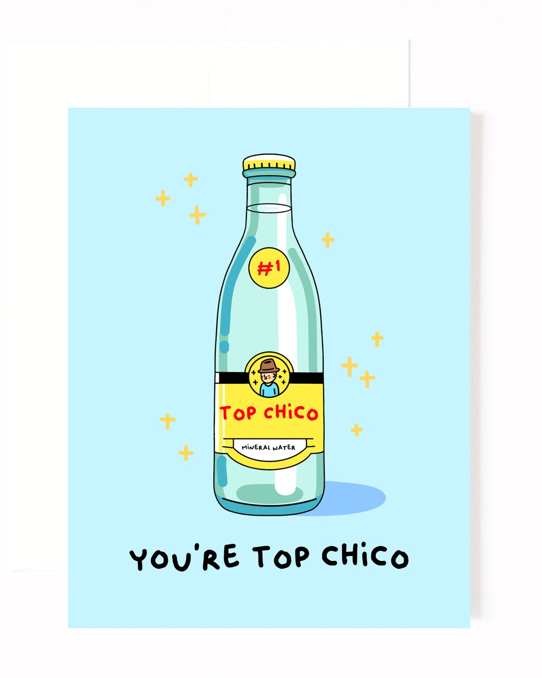 Top Chico Greeting Card, Topo Chico Greeting Card, Funny Card, Cute ...