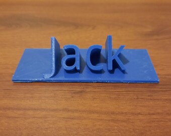Custom 3d Printed Nameplate - Etsy