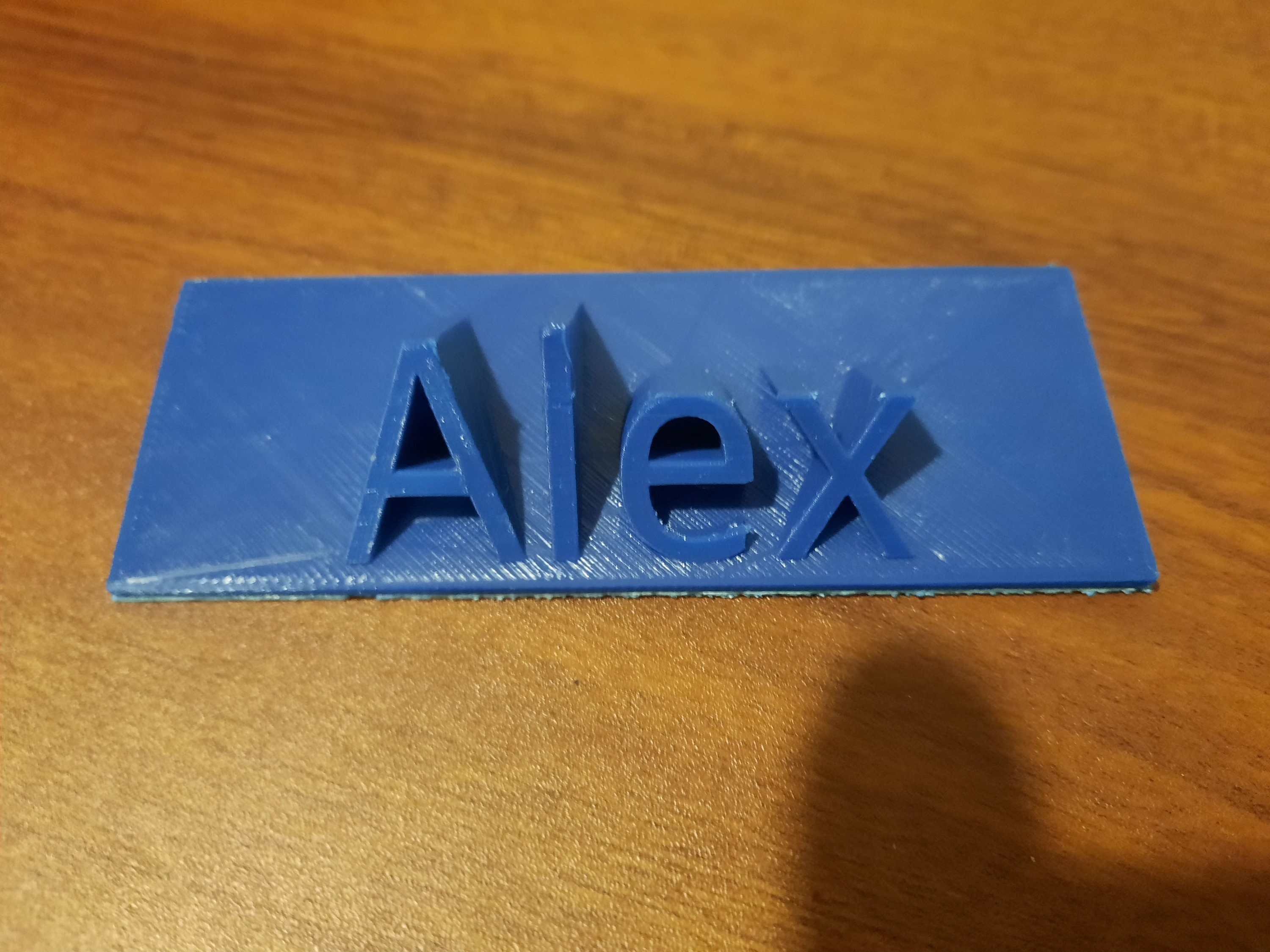 3D Printed Custom Nameplate Nametag - Etsy