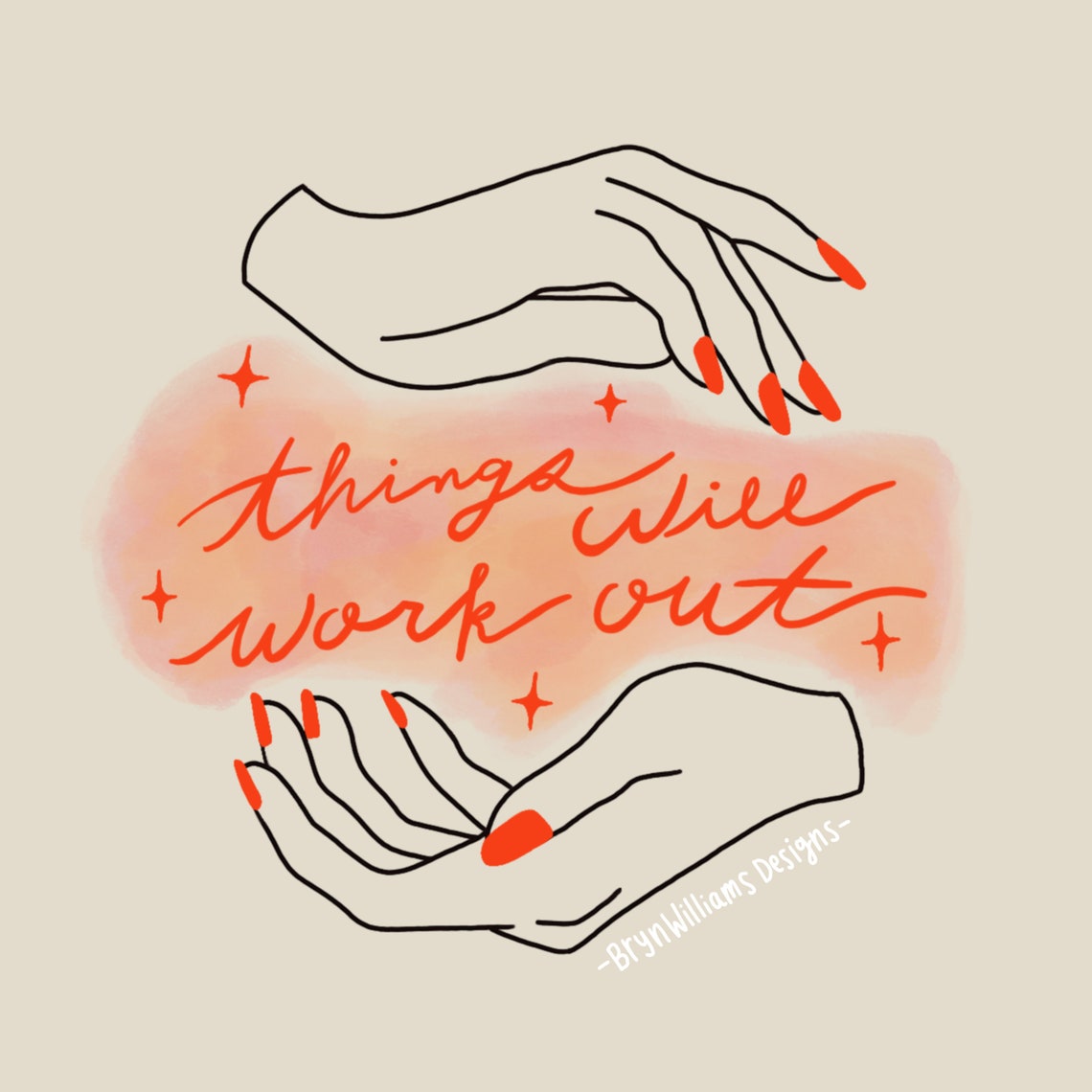 Things Will Work Out Print, Digital Print - Etsy
