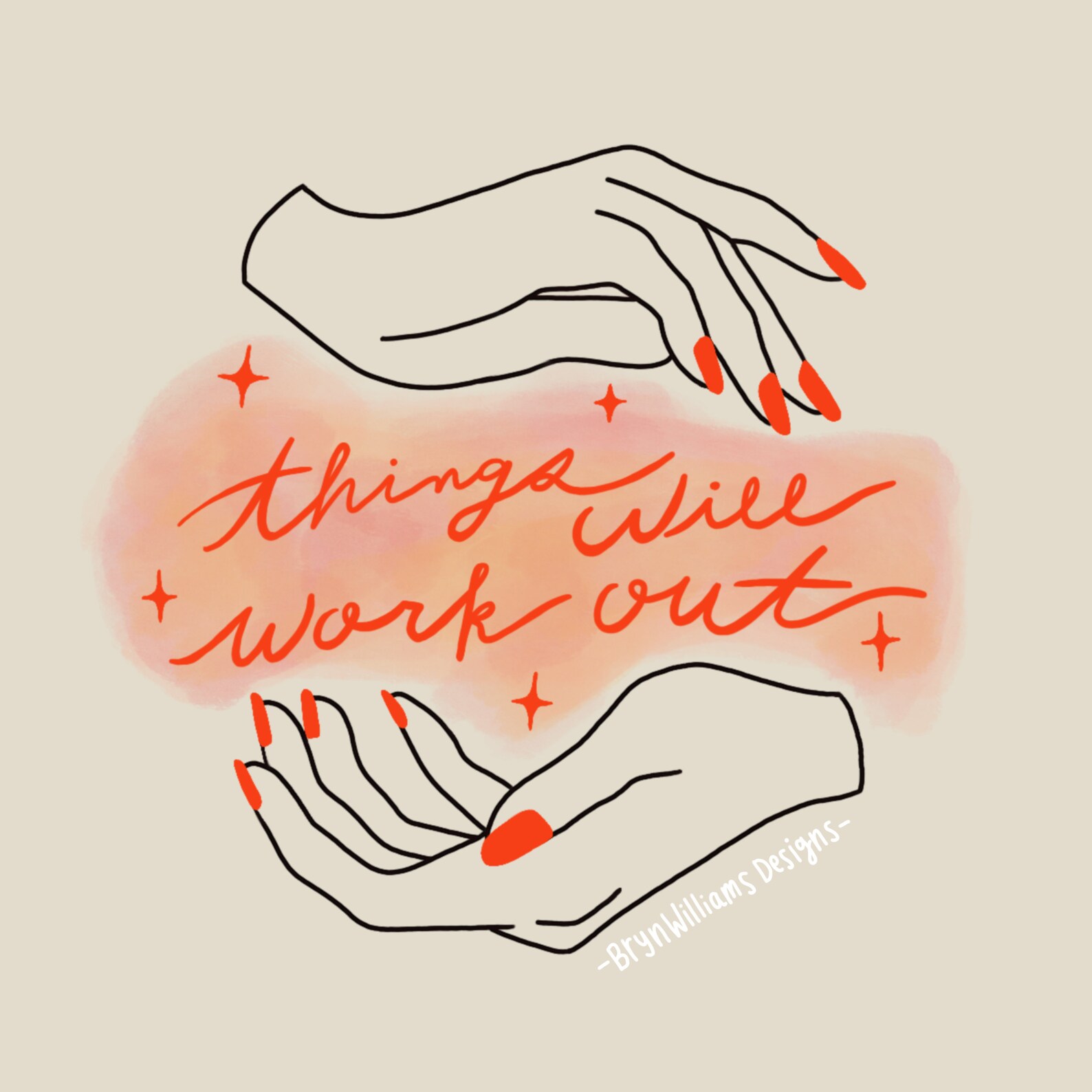 Things Will Work Out Print, Digital Print - Etsy