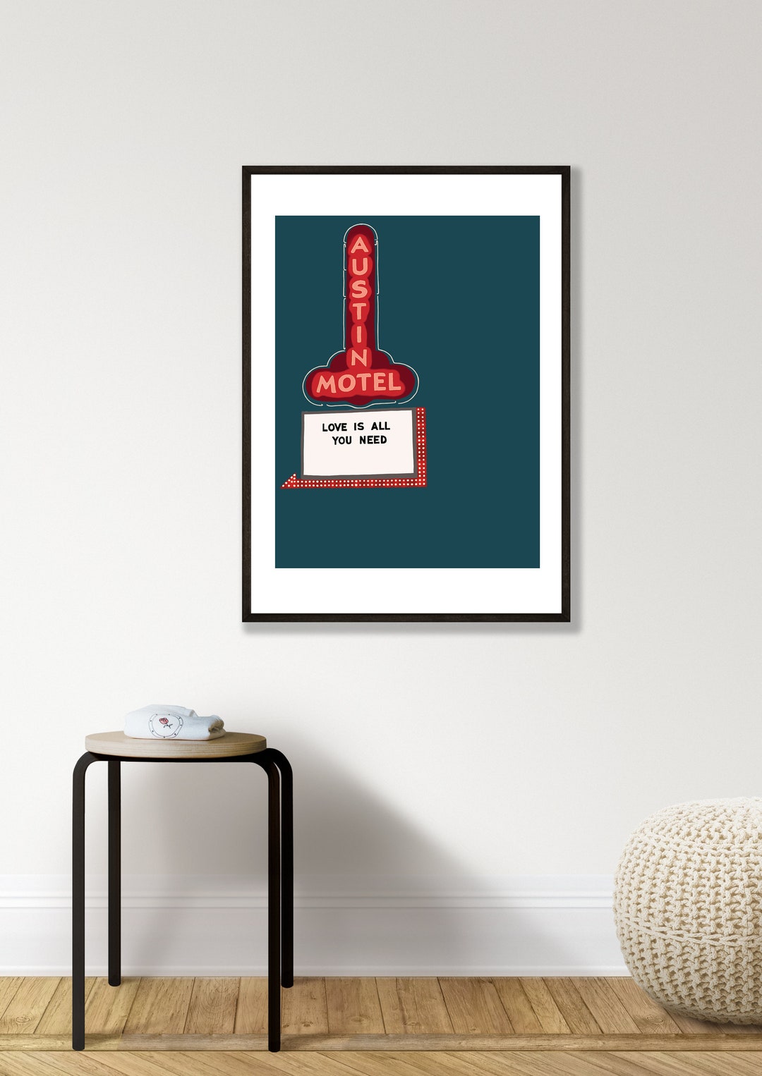 Austin Motel Print, Instant Download - Etsy