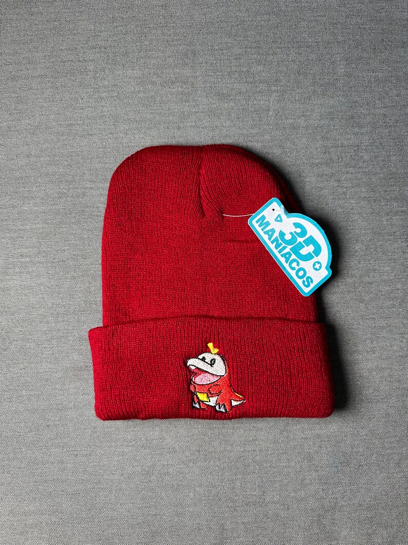 Pokemon Fuecoco Beanie Handmade Embroidered Winter Hat Cute Anime ...