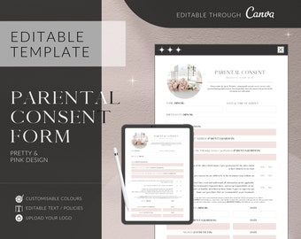 Consent Form Pink - Etsy