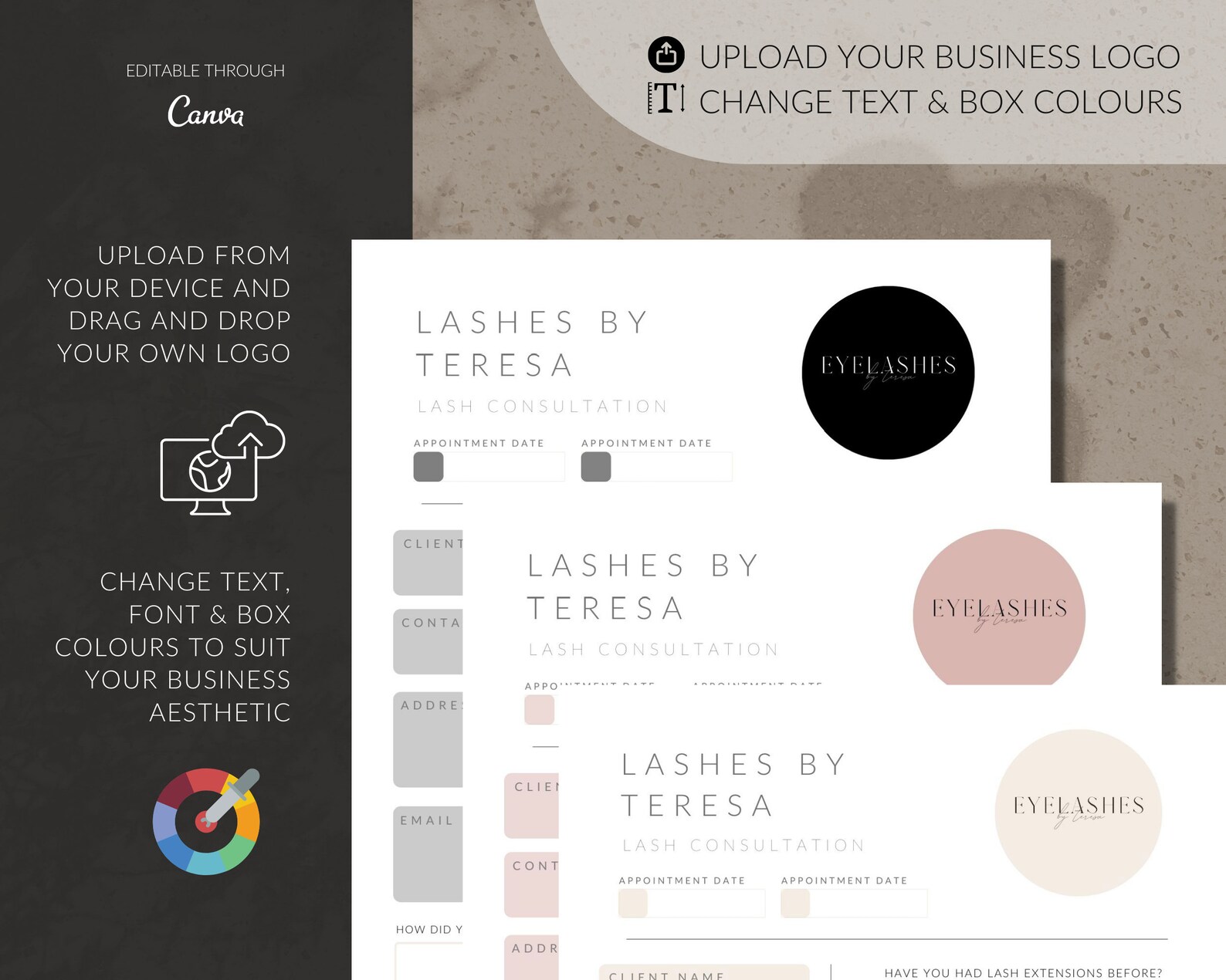 EDITABLE Waxing Consultation Form Bundle, Waxing Consent Forms, Waxing ...