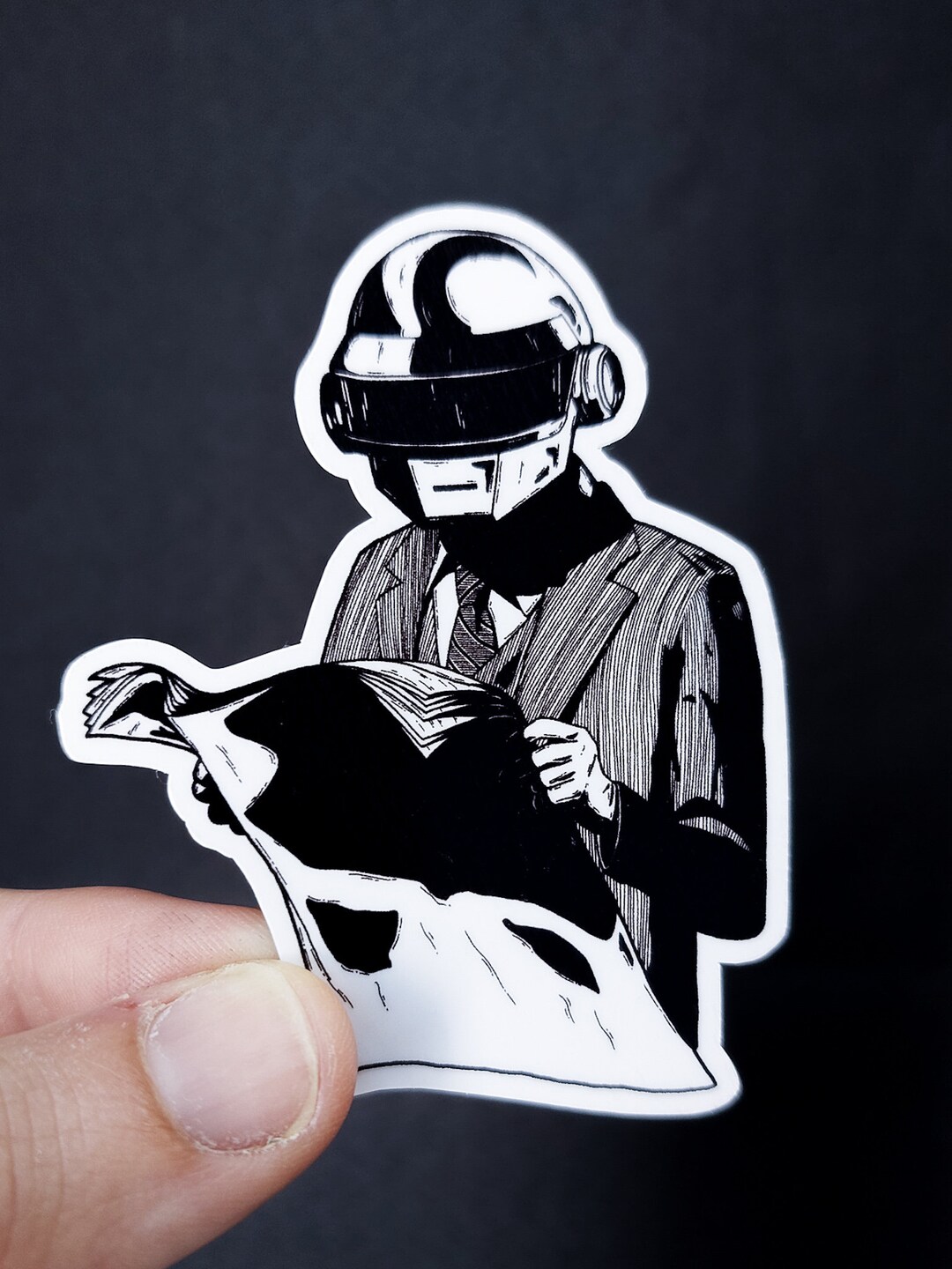 Vinyl Sticker - Tribute to Daft Punk - Electroma Inspired Sticker - 3 ...