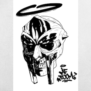 Tribute to MF DOOM - Art Print Poster - Etsy