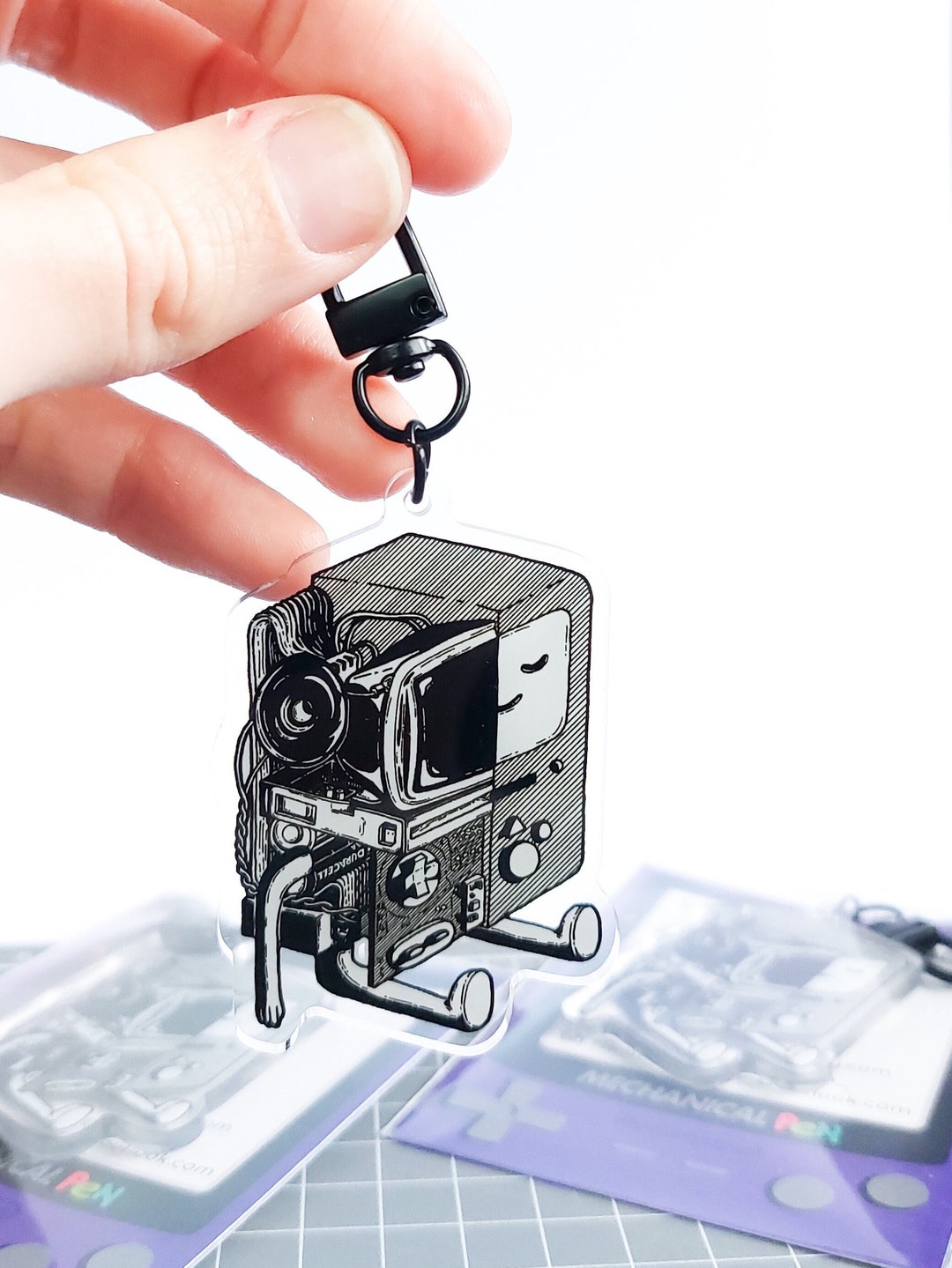 BMO Anatomy Acrylic Charm Adventure Time Keychain - Etsy Australia