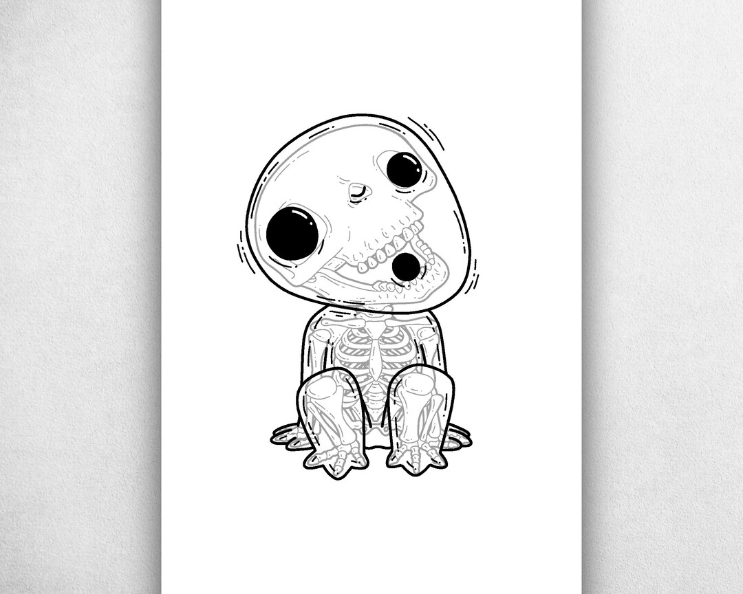 Tree Spirit Xray Anatomy - Anime Inspired Art Print - Etsy