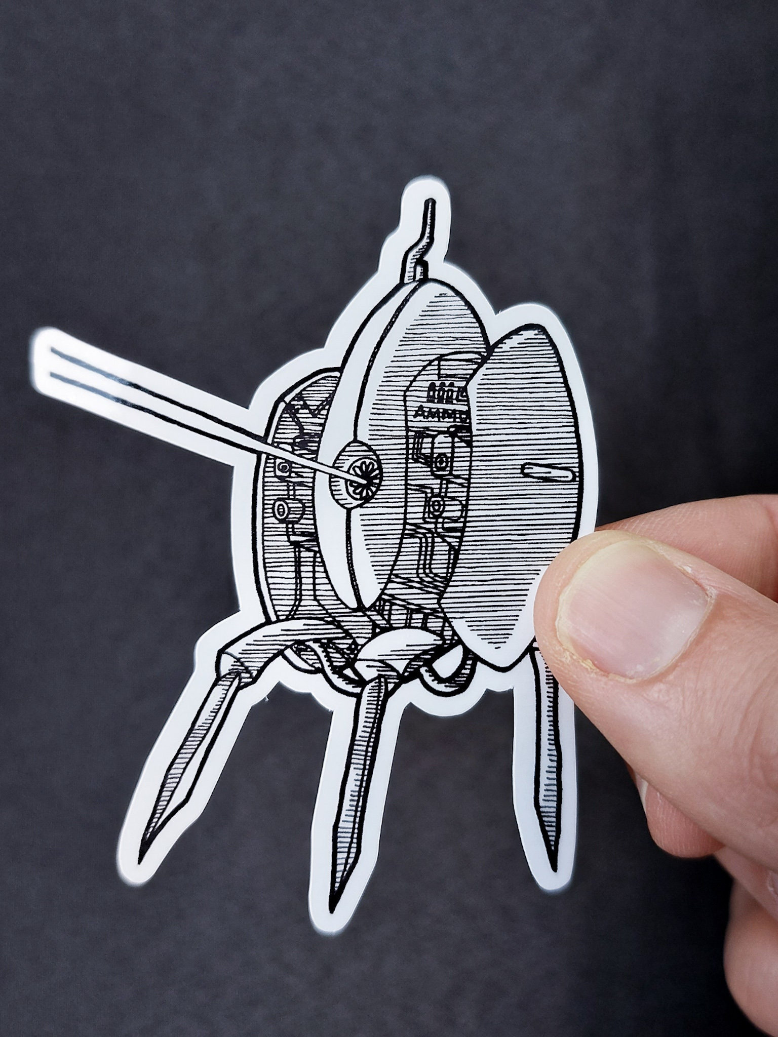 Vinyl Sticker Turret Portal Inspired Sticker 3 - Etsy