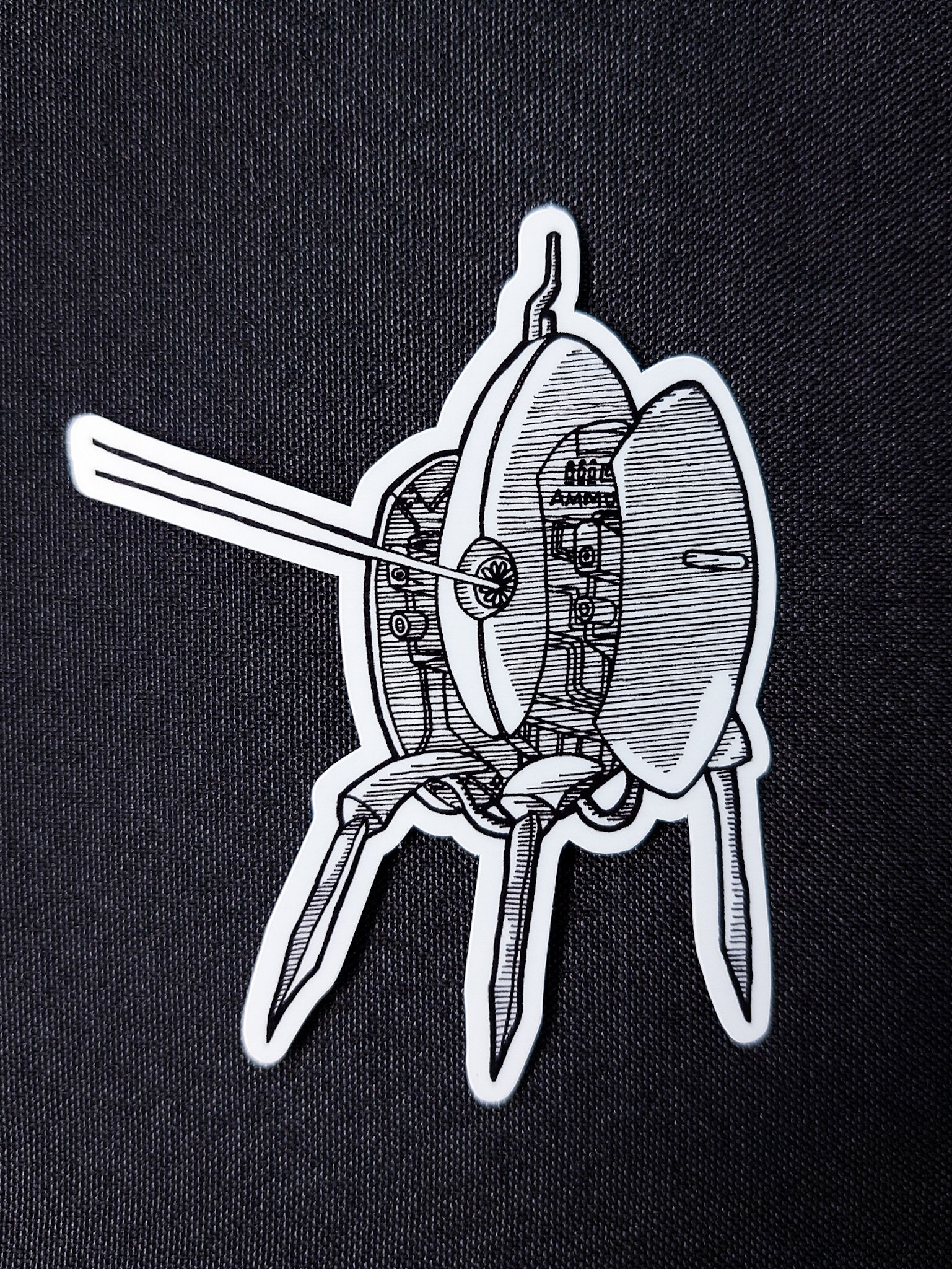Vinyl Sticker Turret Portal Inspired Sticker 3 - Etsy