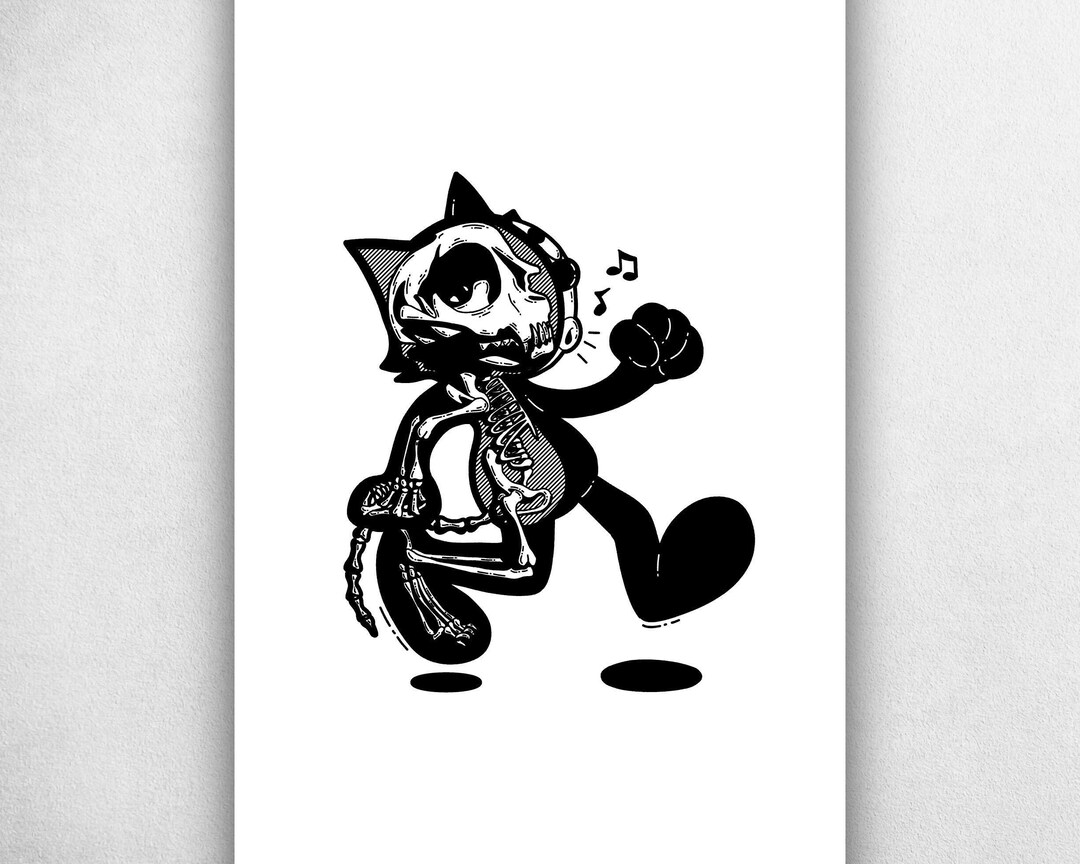 1920s Felix Cartoon Cat Anatomy - 1920s Animation Inspired Inspired ...