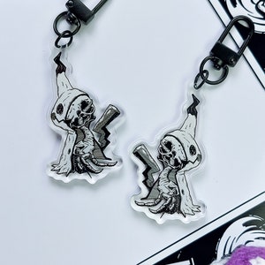 Mimikyu Anatomy Acrylic Charm Pokemon Keychain - Etsy Australia