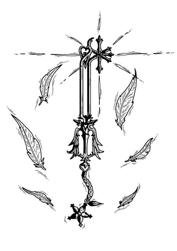 Oblivion Keyblade Drawing