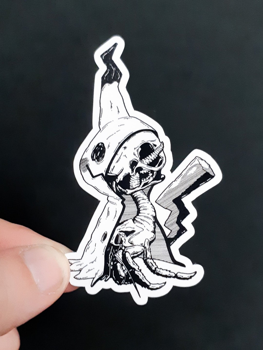 Vinyl Sticker - Mimikyu Anatomy - Horror Pocket Beast Sticker - 3 Inch ...