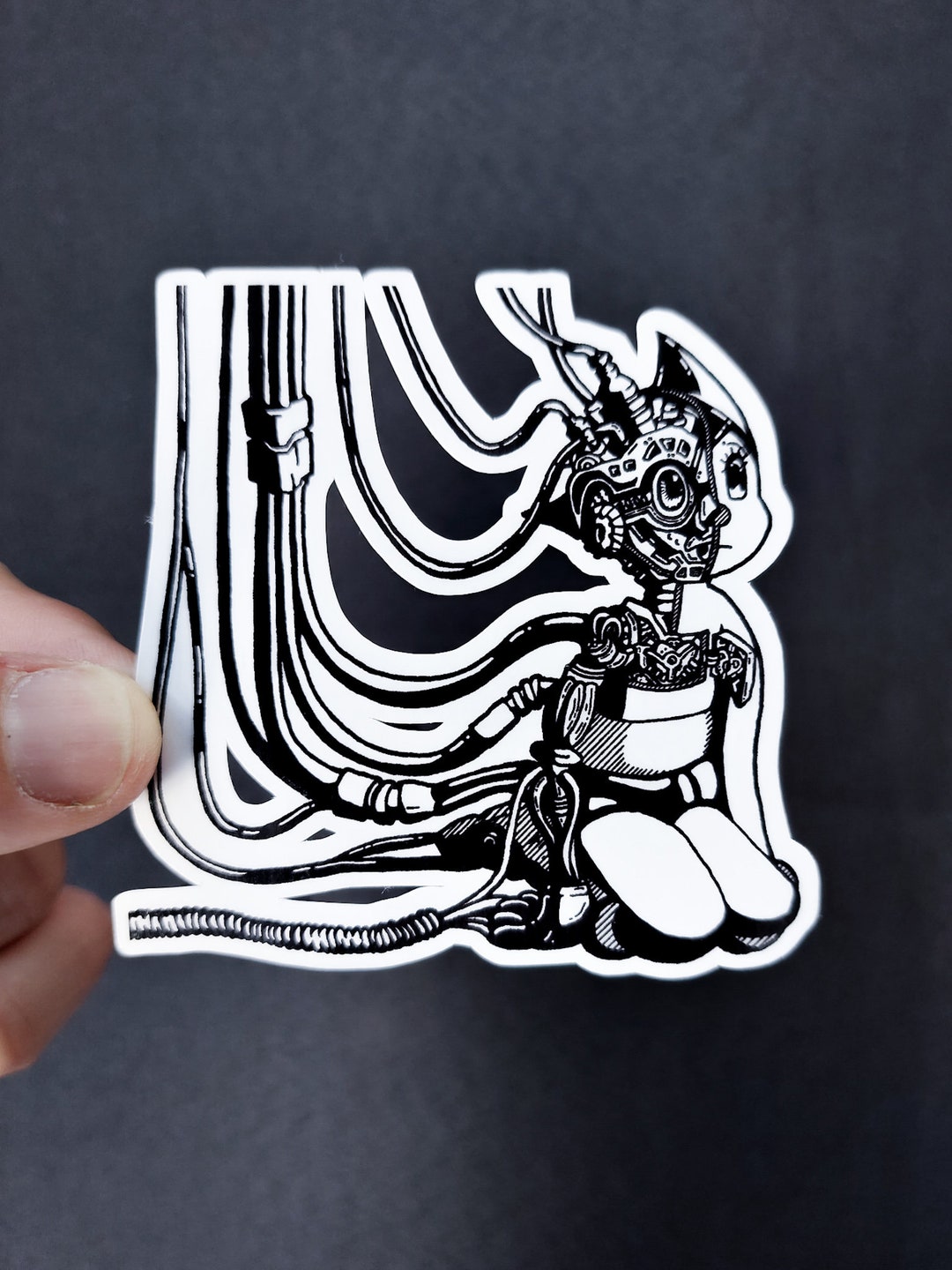 Astro Boy Ghost in the Shell - Weather Resistant Vinyl Sticker - Anime ...