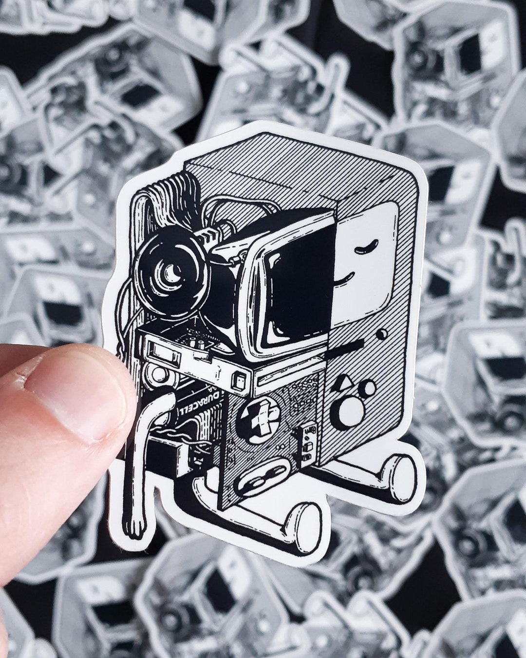 Vinyl Sticker - BMO Anatomy Adventure Time Inspired Sticker - 2.7 Inch ...