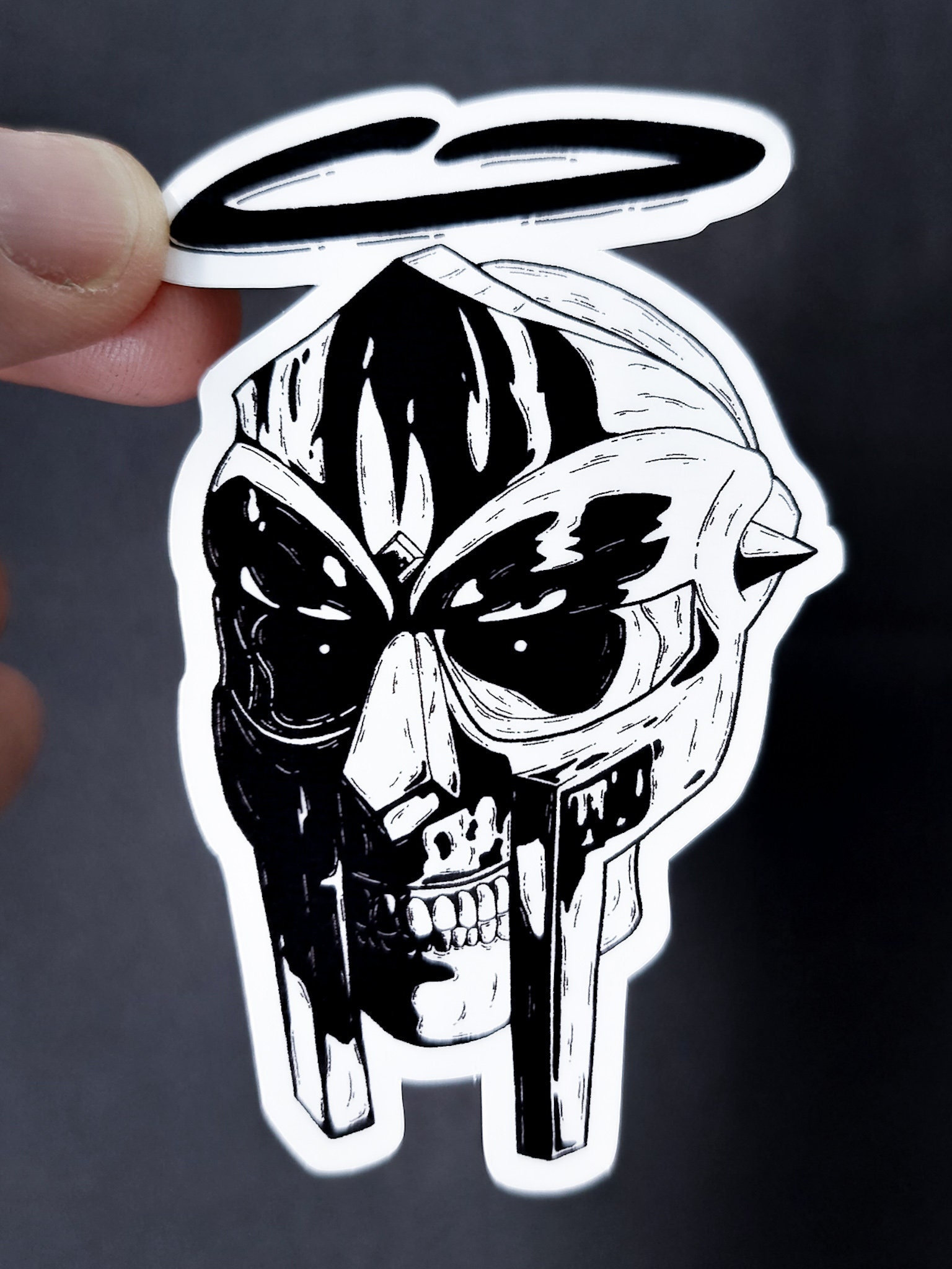Vinyl Sticker Tribute to MF DOOM Sticker 3 Weather | Etsy Australia