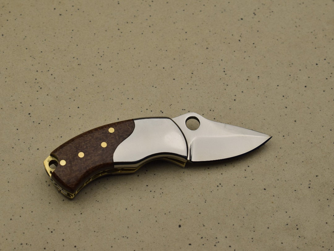 Small D2 Steel Folding Pocket Knife, Mini Portable Knife Tool ...