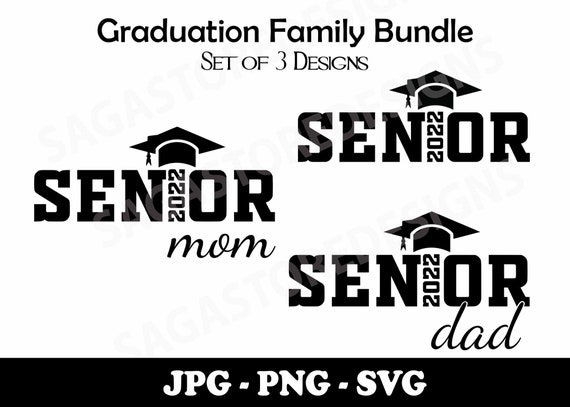 Graduation Family Bundle Jpg Png Svg. Senior Svg | Etsy