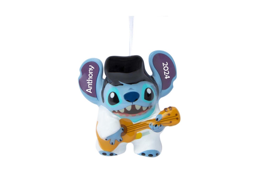 Personalized Stitch Ornament. Rockstar Stitch Christmas Ornament - Etsy