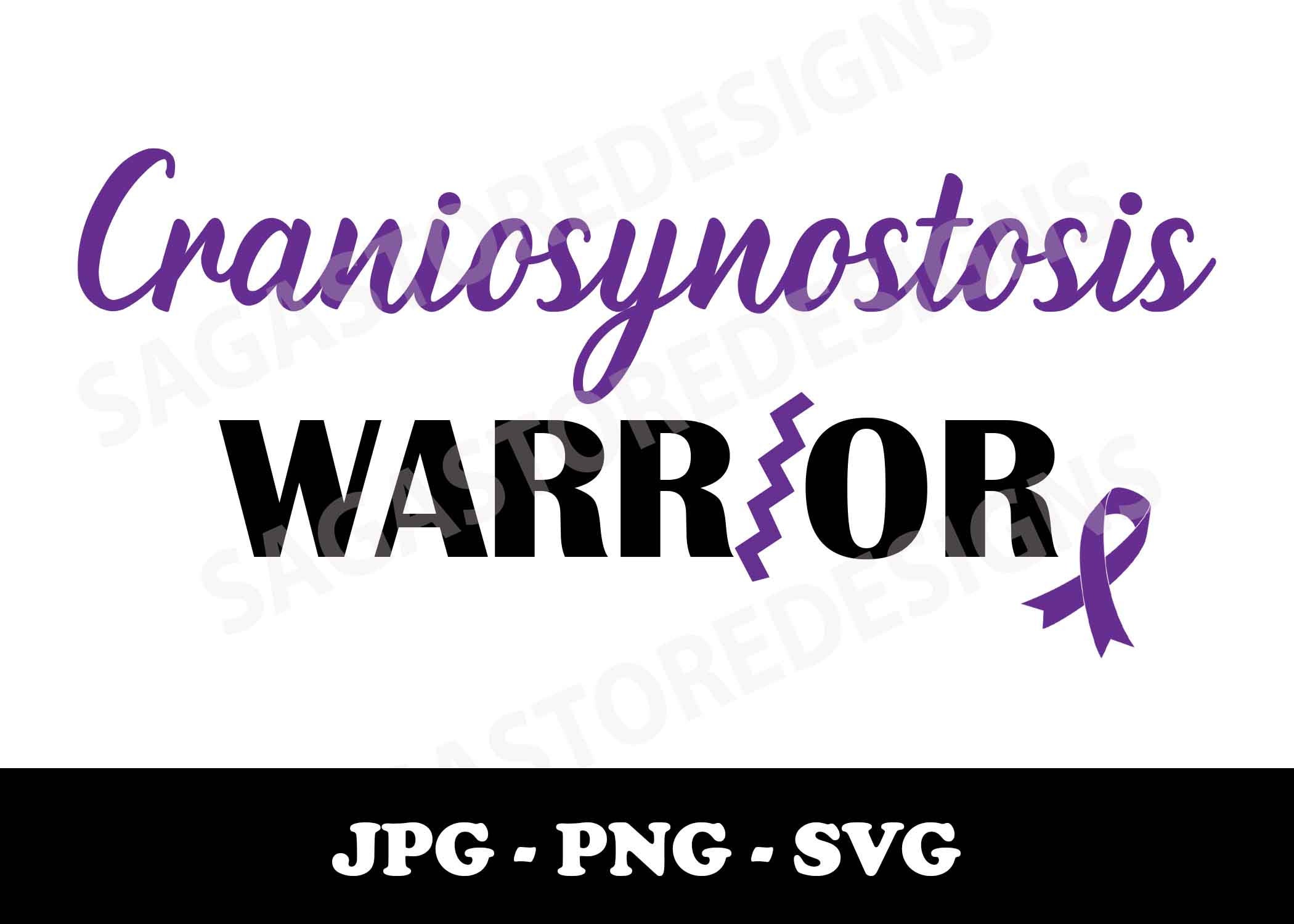 Craniosynostosis Warrior Jpg, Png, Svg - Etsy UK