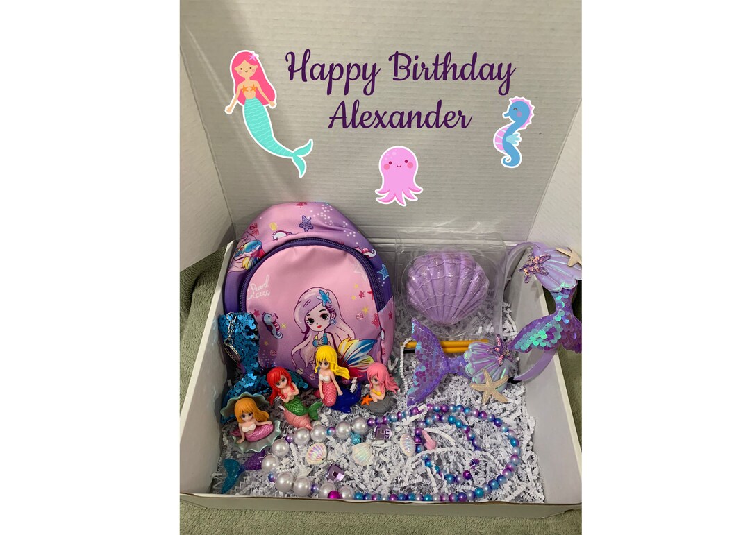Mermaid Gift Box, Birthday Gift for Girl, Easter Gift Box for Girl ...