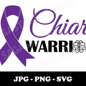 Chiari Warrior Png, Jpg, Svg. Chiari Malformation Svg - Etsy