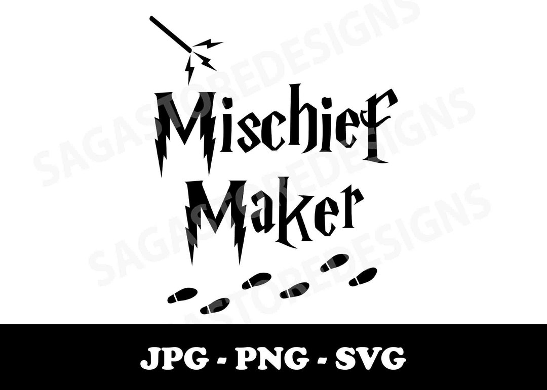 Mischief Maker JPG, PNG, SVG - Etsy