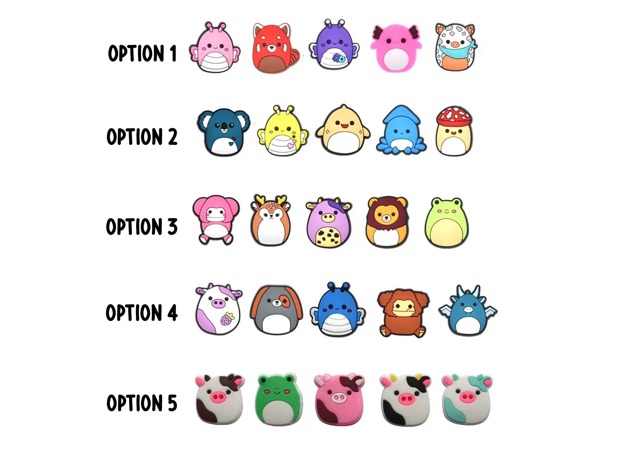 Squishmallow Crocs Charm Pack of 5 - Etsy