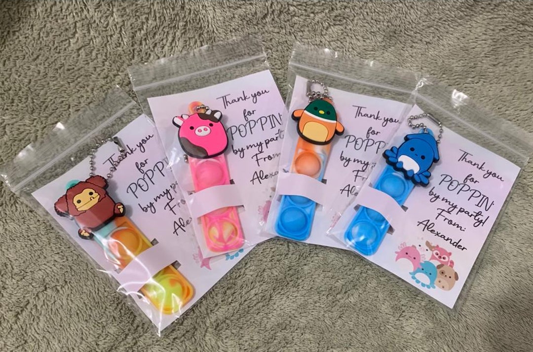 Squishmallow Mini Pop Fidget Colorful Keychain. Squishmallow - Etsy