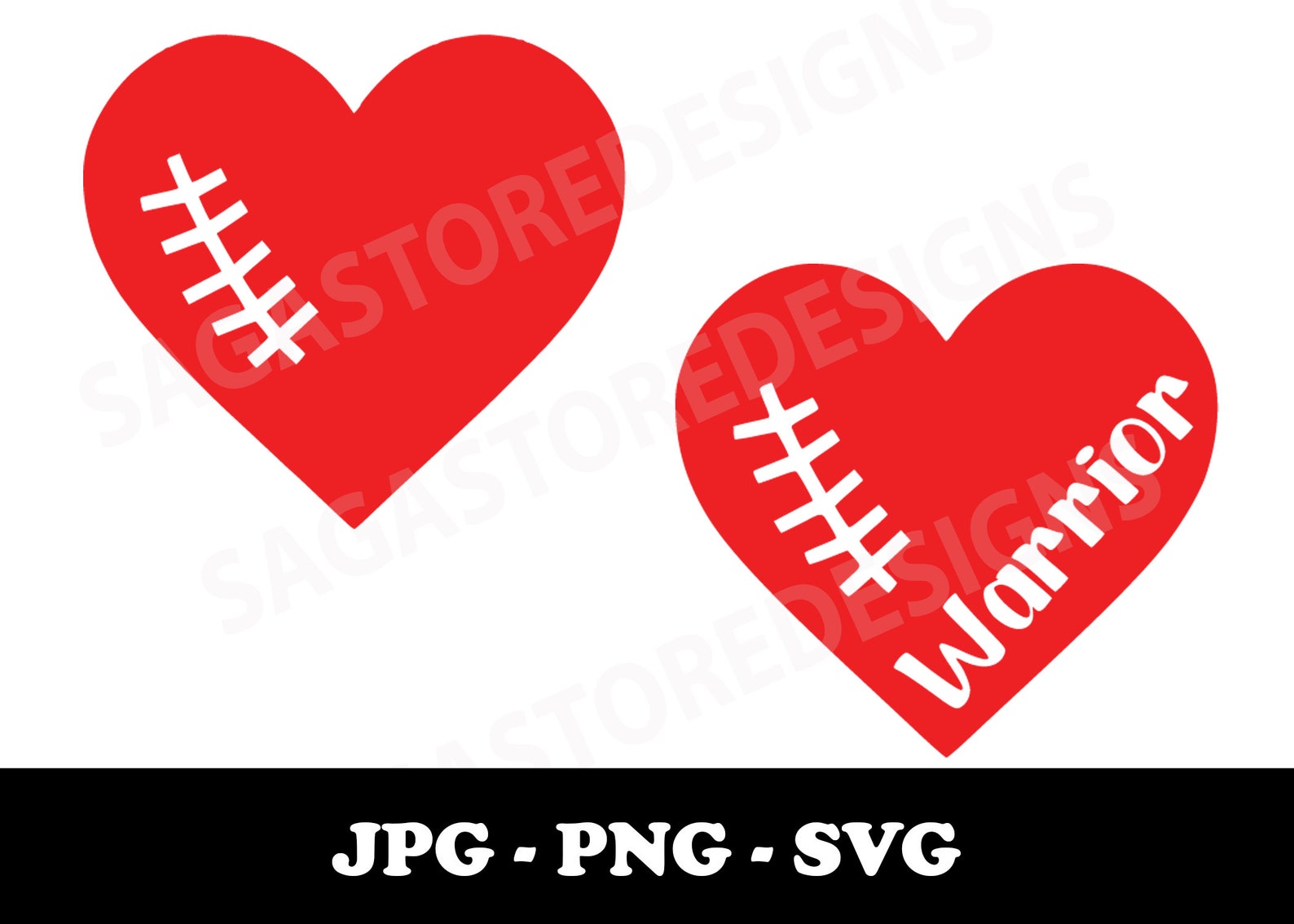 Heart Warrior Png Jpg Svg. CHD Awareness | Etsy