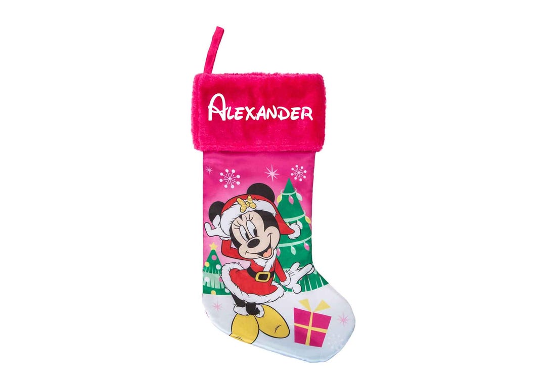 Personalized Minnie Mouse Christmas Stocking - Etsy