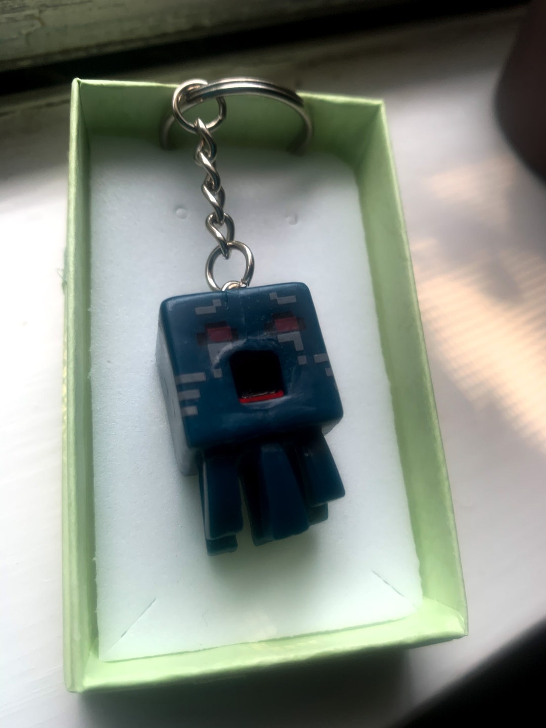 Navy Blue Ghast Minecraft Keychain - Etsy