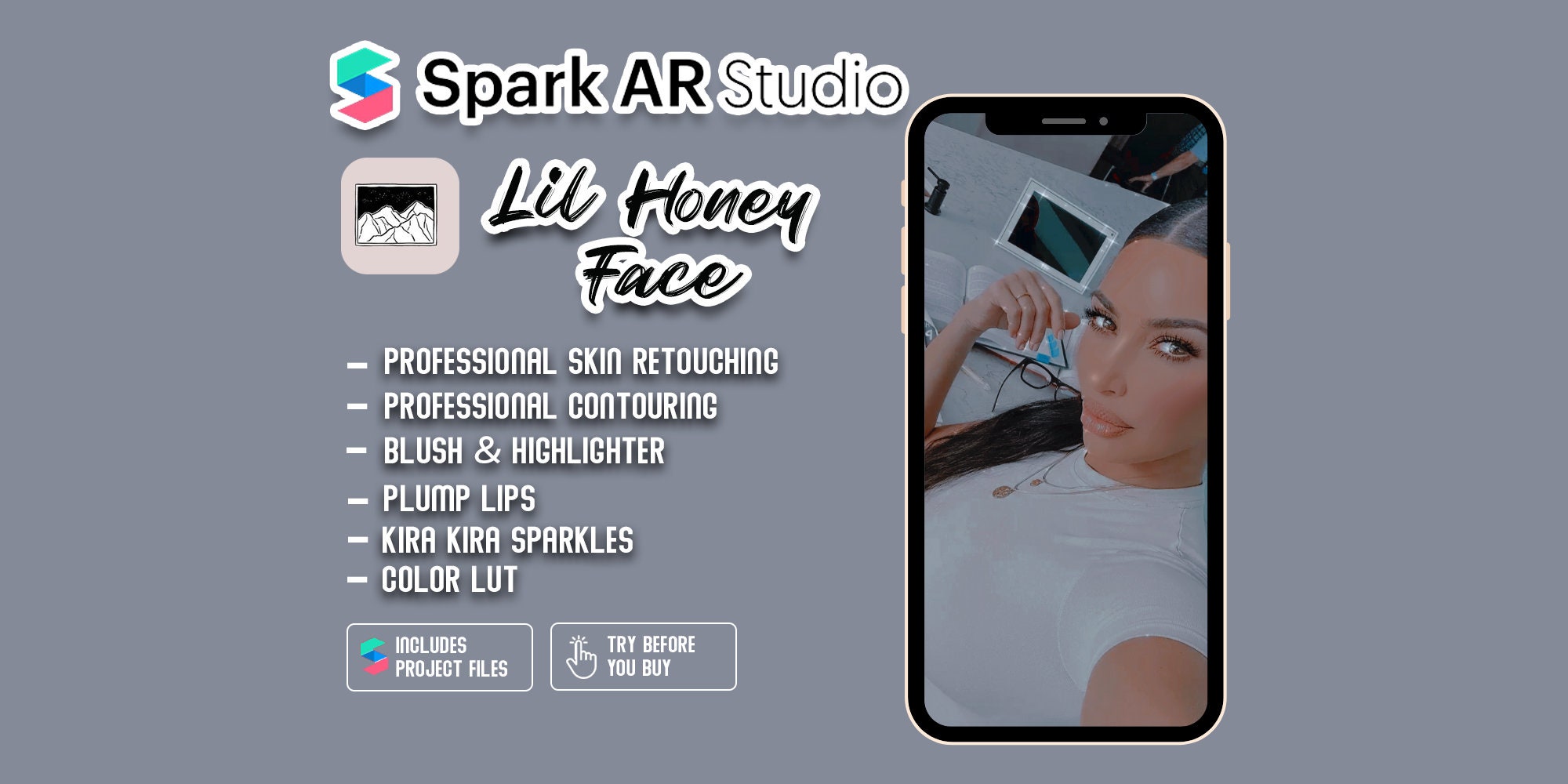 Spark Ar Beauty Filter | Instagram Filter - Etsy