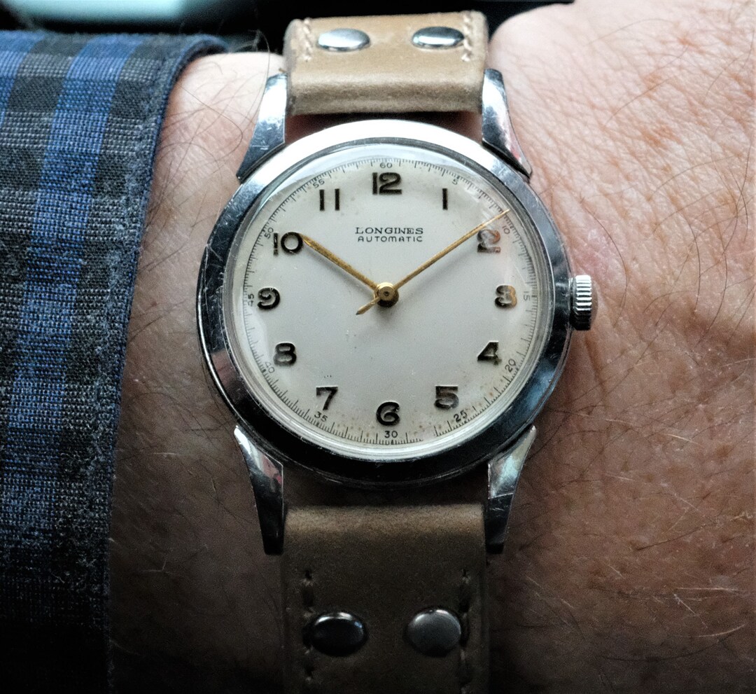LONGINES Vintage Military Style Watch - Etsy
